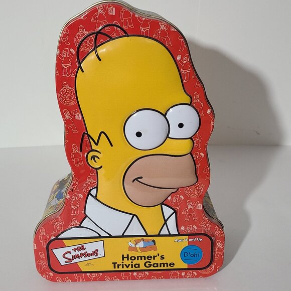 Simpsons | Accessories | Vintage 20 The Simpsons Homers Trivia Game ...